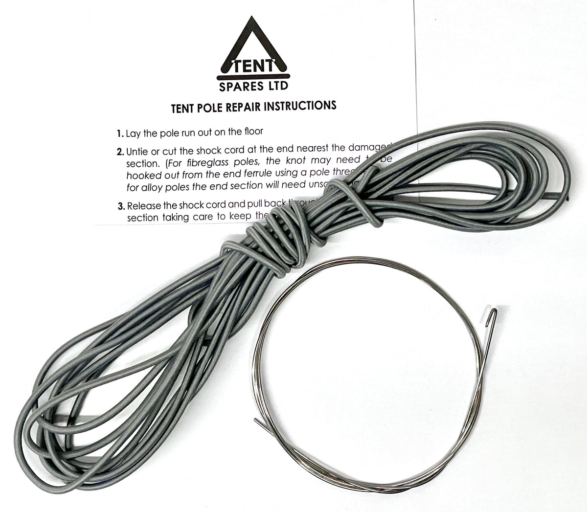 2.5mm Replacement Tent Pole Elastic & Threading Tool – Tentspares