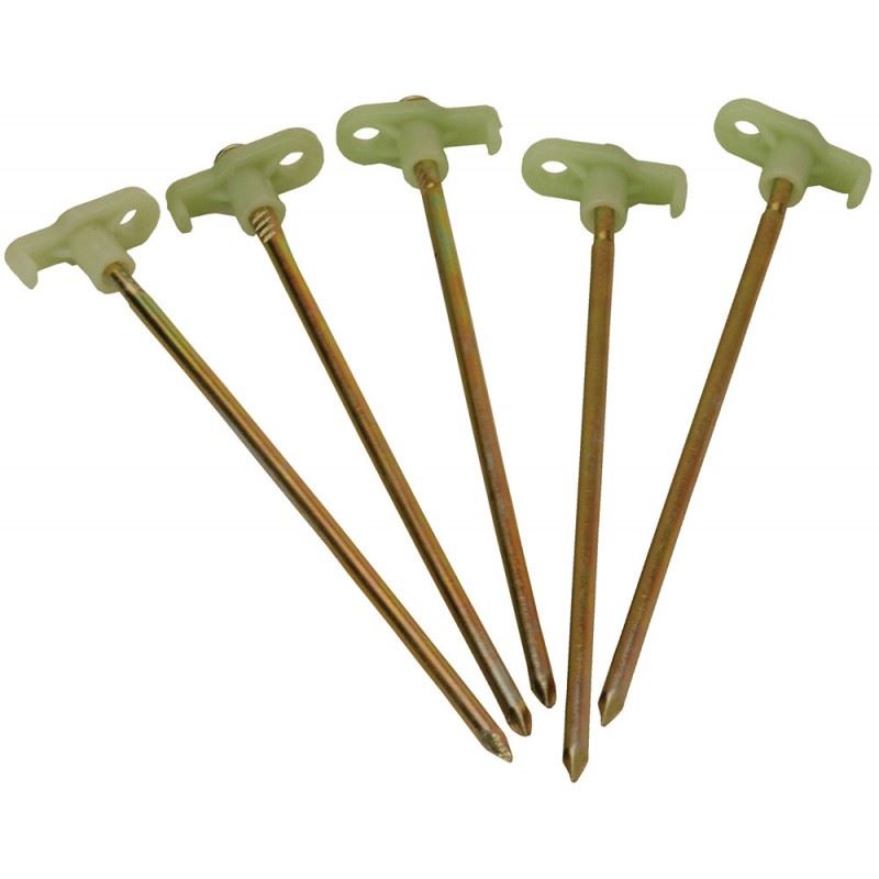 Vango Heavy Duty Luminous Rock Peg Hard Ground Camping Tent Pegs 20cm ...