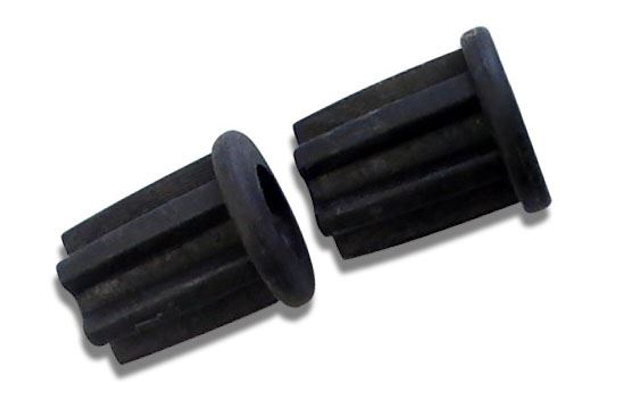 Universal 22mm Steel Pole Ring & Pin Plastic End Bung (Pack of 4 ...